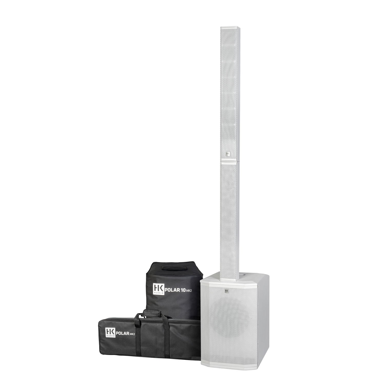 HK Audio Polar 10 MK2 White Column System – Compact PA