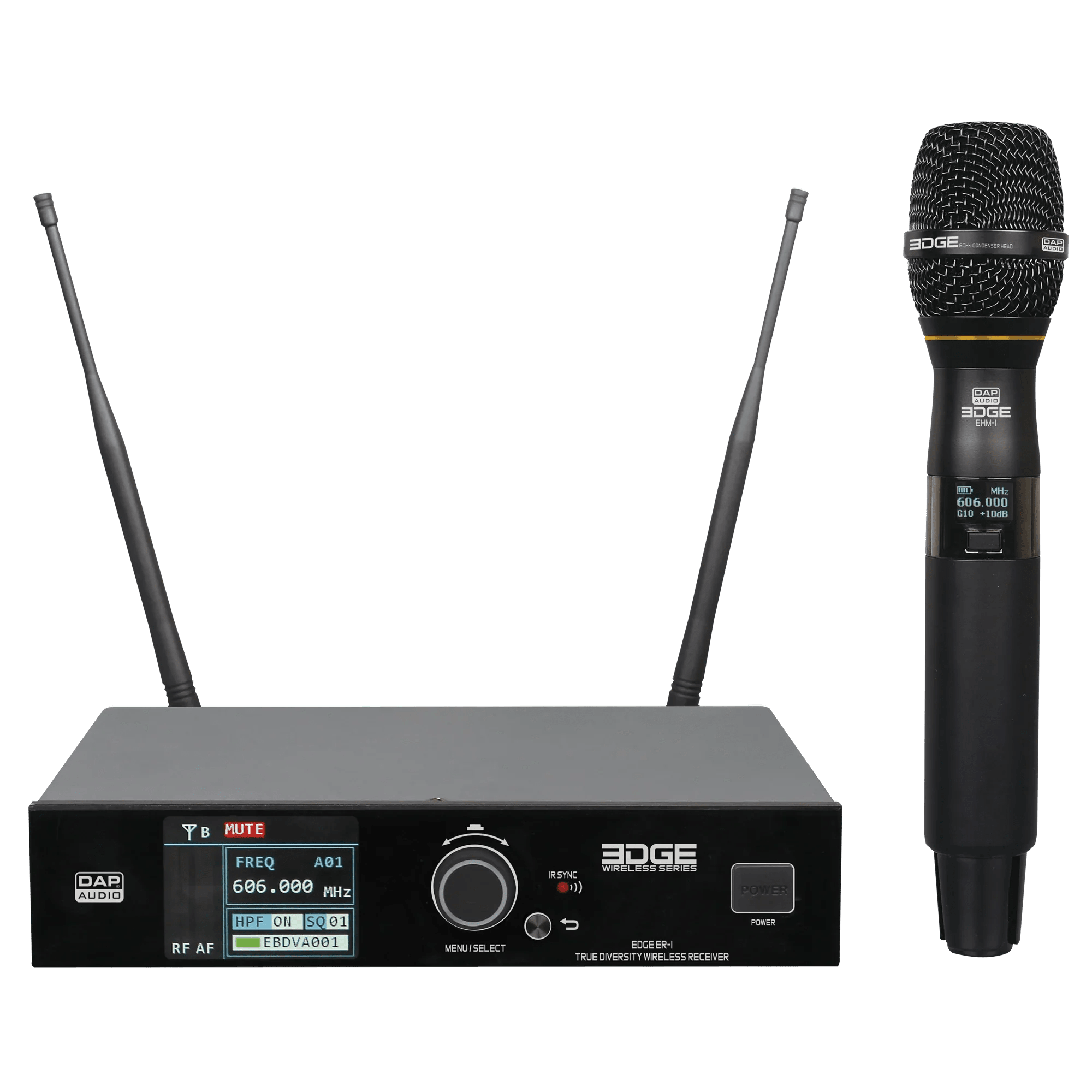 DAP EDGE EHS-1 Wireless Handheld Microphone Set - 610-670 MHz